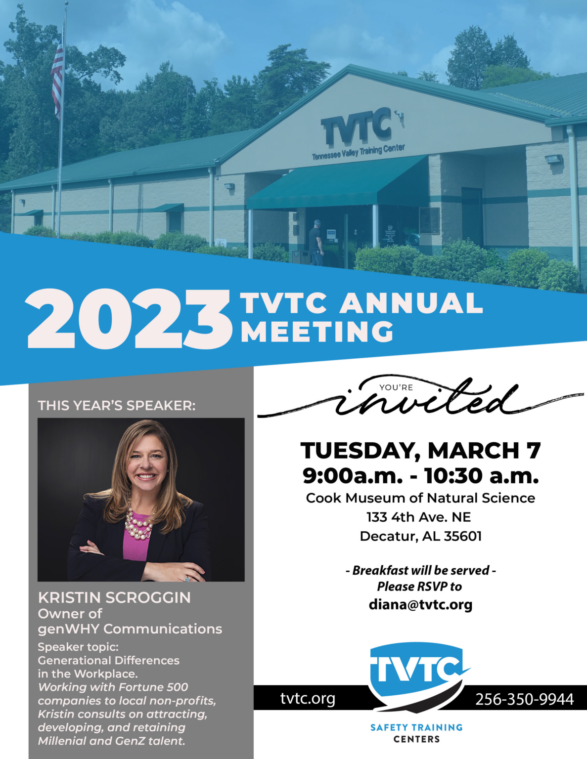 2023 Annual Meeting Announced! - TVTC